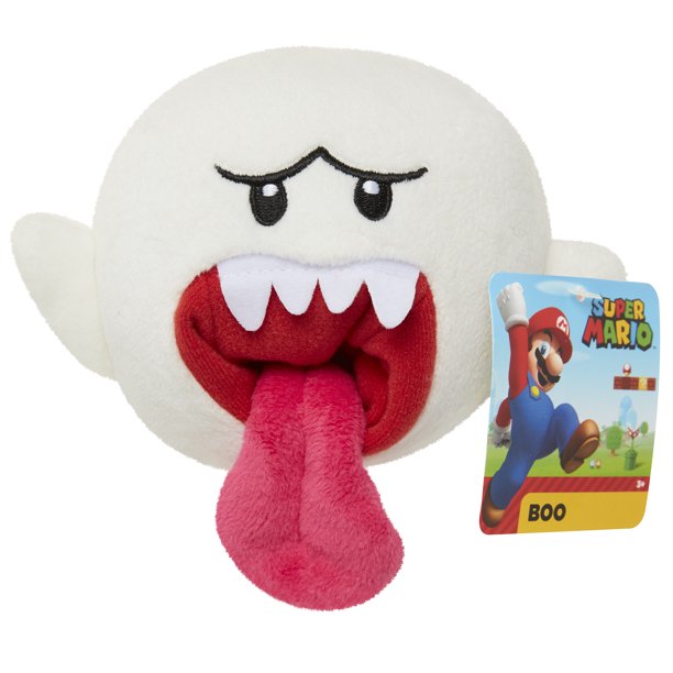 Super Mario Plush - Boo - Walmart.com