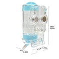 Clear Acrylic Magnetic Suction Pet Water Bottle Holder, Bite-Resistant ...
