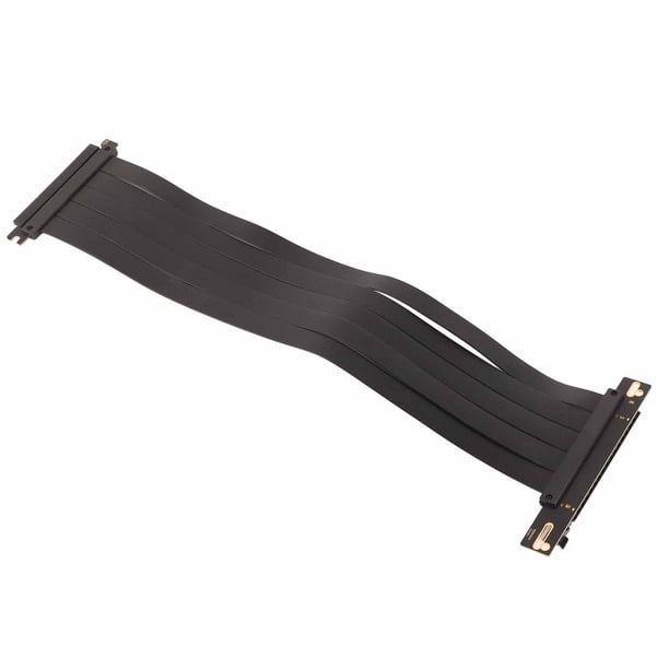 PCIE 4.0 X16 Riser Cable, 128Gbps High Speed PCIE 4.0 X16 Extender ...