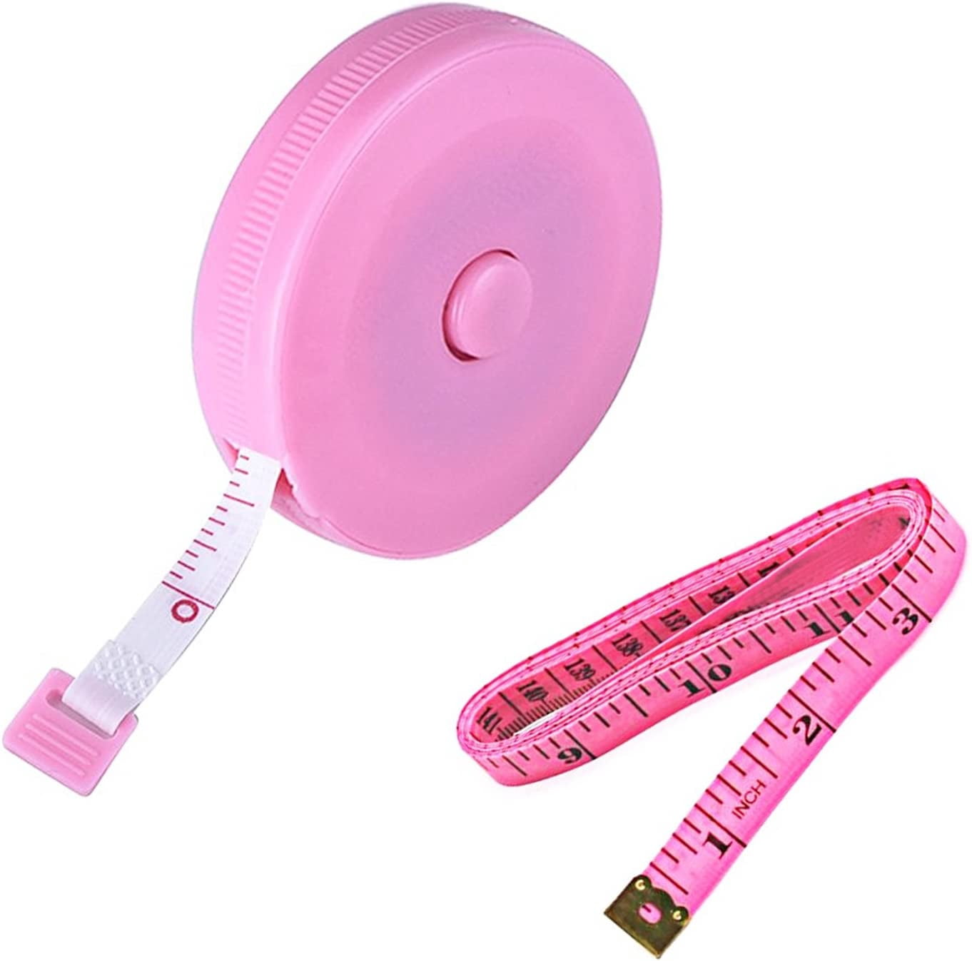Tape Measure Set Soft Roll Tape Measuring Retractable 60 Inch 1.5 Meter ...