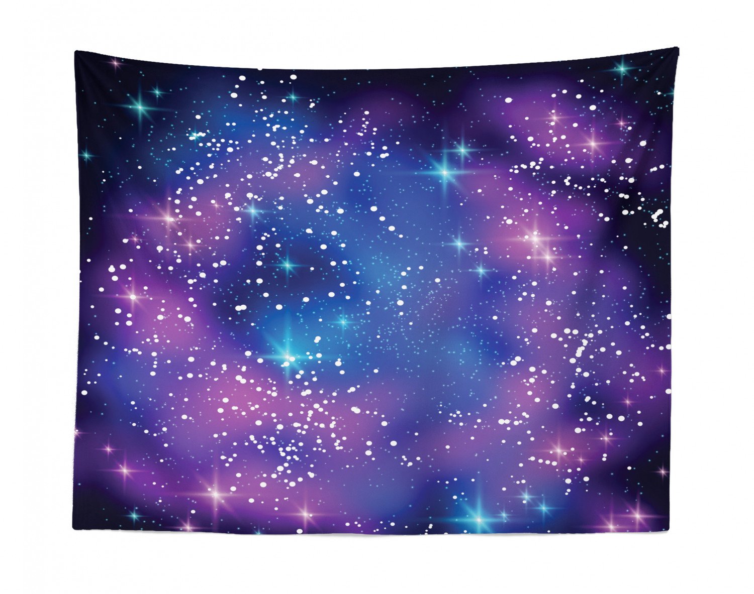 Celestial Tapestry, Heavenly Galaxy Rabbit Silhouette with ...