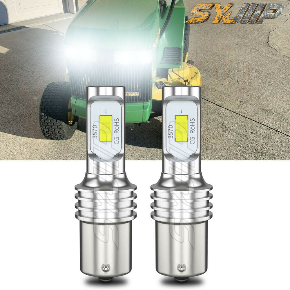 2 Blinding Brite LED Light Bulb for Deere Cub Cadet Husqvarna Troy-Bilt ...