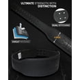 RAD Weight Lifting Belt 4 inch Leather Gym Workout Powerlifting Belt ...