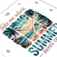 3drose, Take Me Where Summer Never Ends. Colorful Text, Art. Summer ...