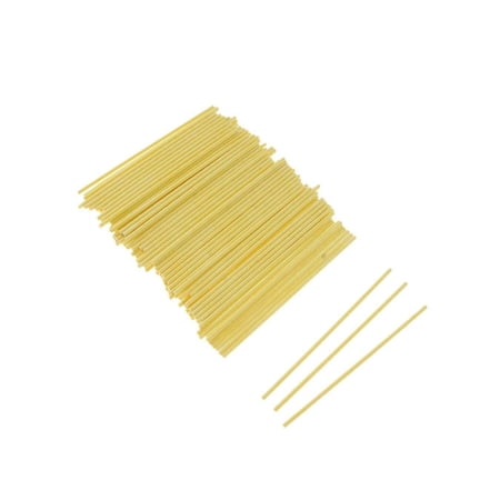 100 Counts Paper Cake Pop Lollipop Sticks Treat Candy Sucker Yellow ...