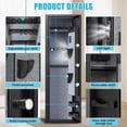 3-5 Gun Safe, High Security Gun Safe with LCD Screen Keypad and Silent ...