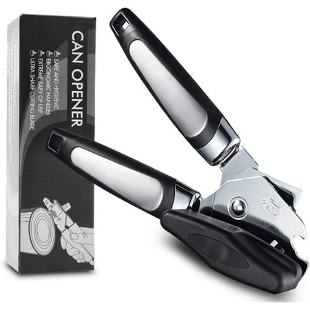 JOYWEI Can Opener, Heavy Duty 3-in-1 Manual Can Opener, Smooth Edge ...