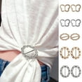 Fvsianol Alloy Clothing Corner Knots Flower Shape Top Corner Knots ...