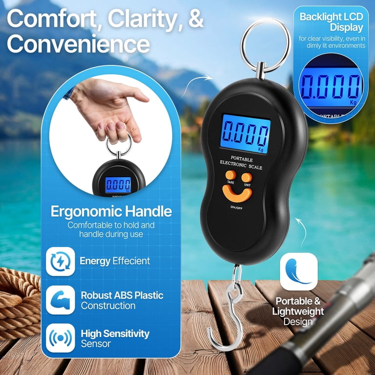 Etekcity Scale SHOWAY Portable Handheld Travel Luggage Electronic Scale ...