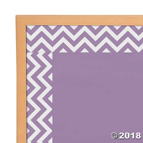Purple Chevron Borders