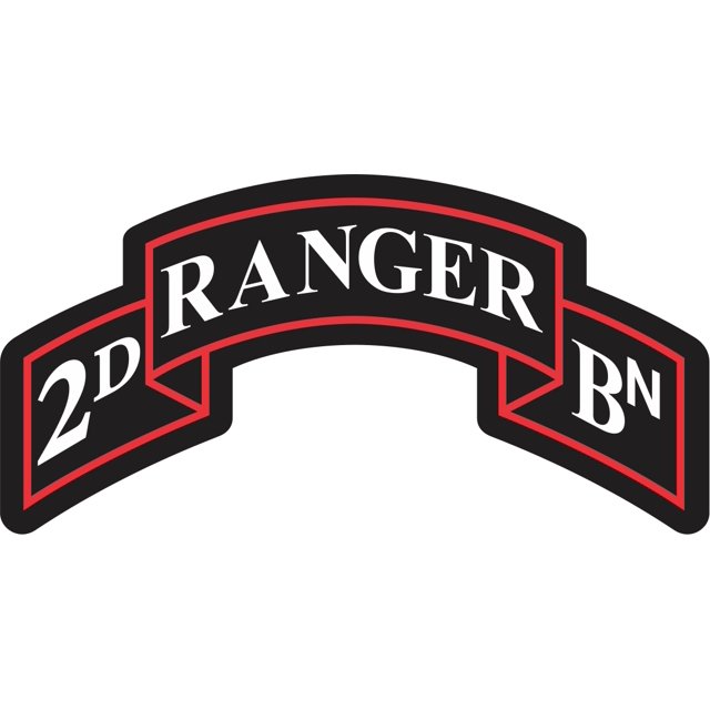 5.5 Inch 2nd Ranger Battalion Decal - Walmart.com