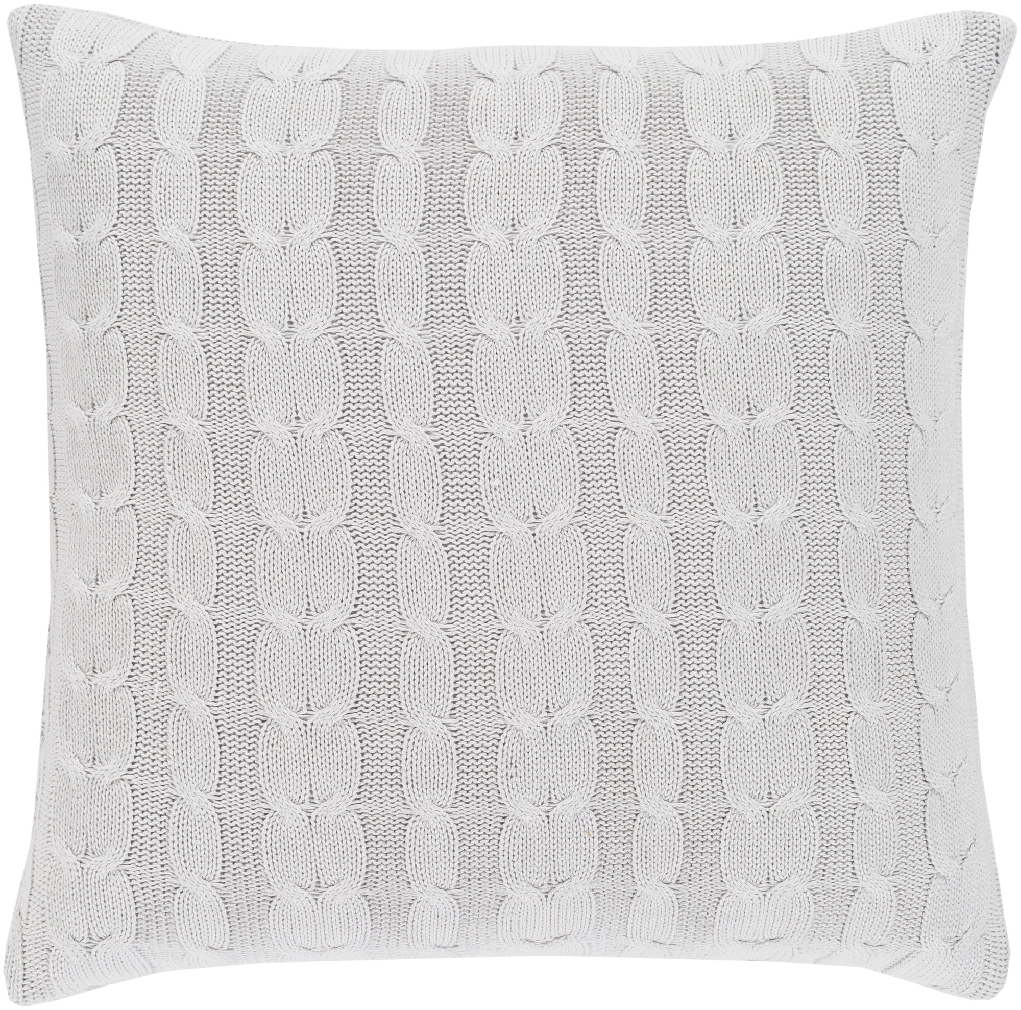 Surya MTN001-2020P Milton Throw Pillow - Light Gray - 20 x 20 x 4 in ...