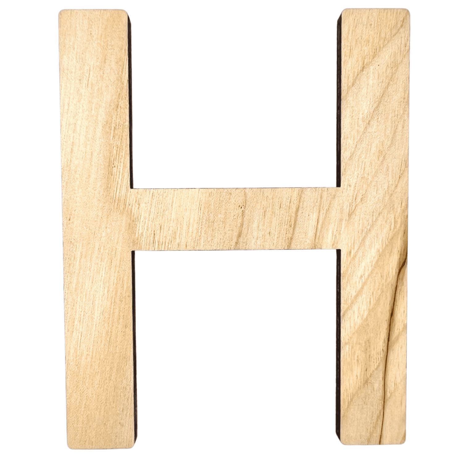 5" Tall MDF Letter H | 1/4" Thick Birch | Krafty Supply Letters | Arial ...