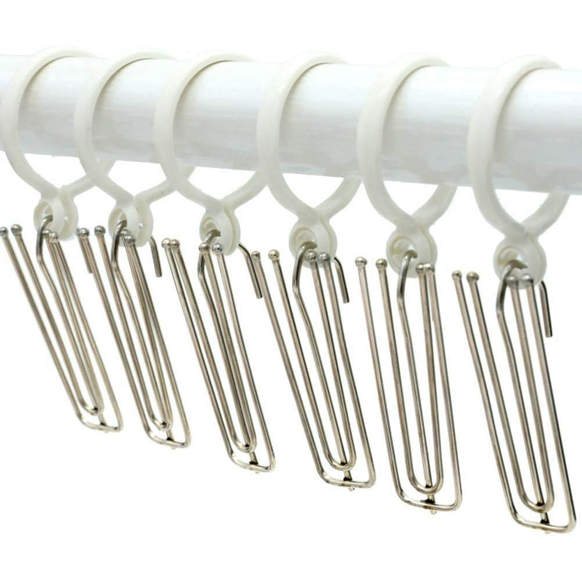 Metal Pinch Pleat Curtain Hooks Pins For Window Door And Shower 20pcs ...