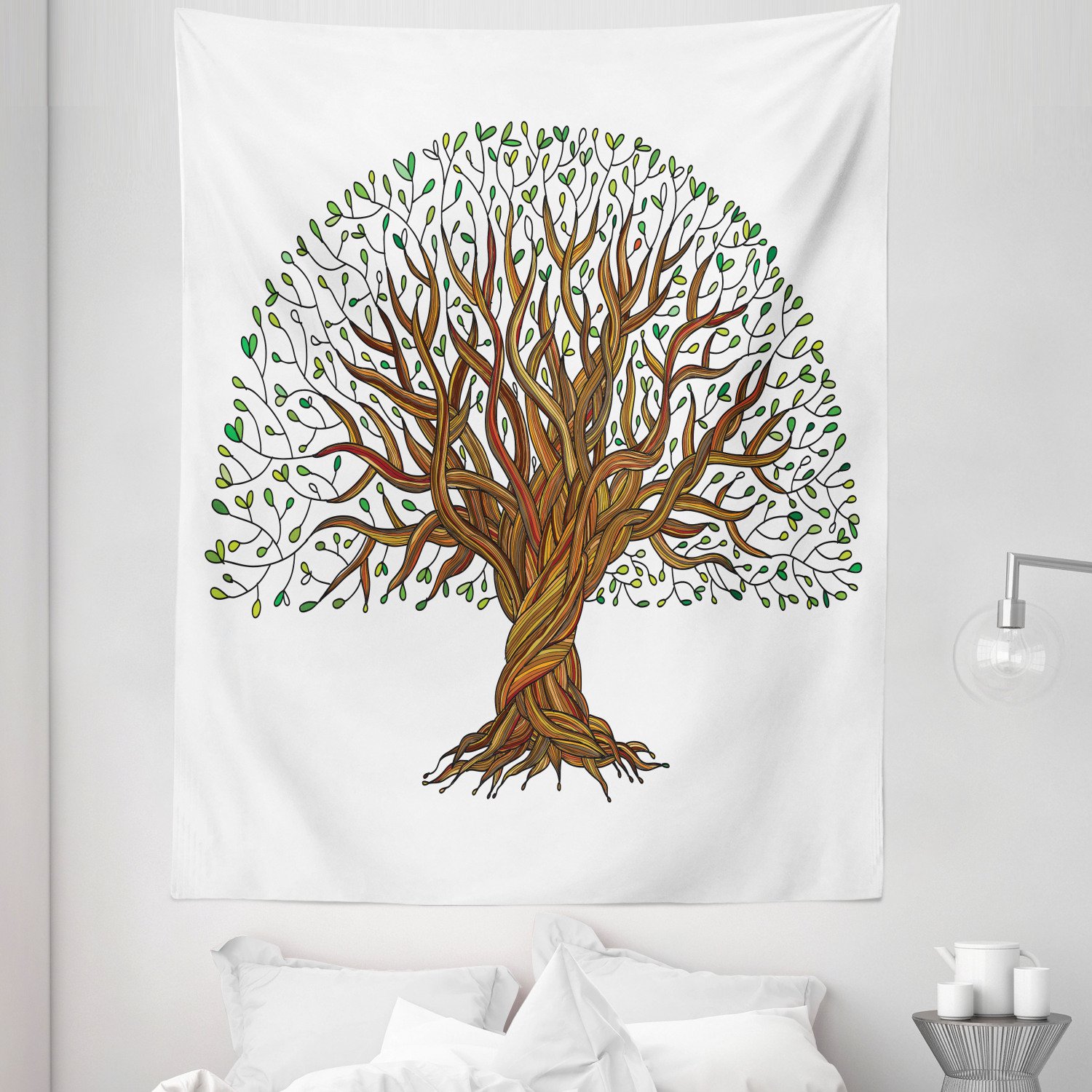 Oak Tree With Roots Drawing