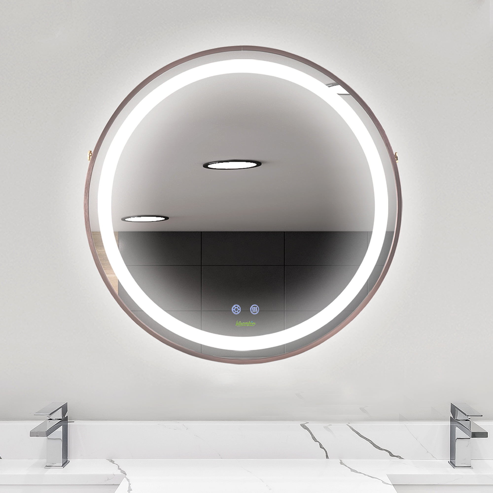 Click here for Kleankin Modern Led Bathroom Mirror  Dimmable Vani... prices