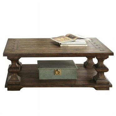 Winsome Wood Genoa Coffee Glass Top Table, Espresso Finish - Walmart.com