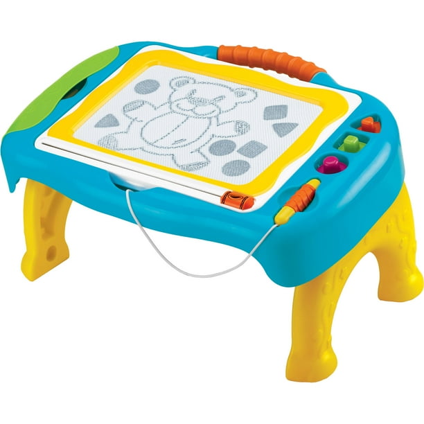 Crayola Sit N Draw Travel Table includes Magnetic Doodle and Chalkboard ...