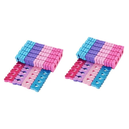 48 Pcs Sponge Toe Splitter Pedicure Supplies Nail Supplies Manicure ...