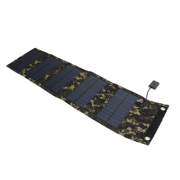 15W 5V USB Solar Panel Folding Bag Portable Monocrystalline Solar Cells Charger for Outdoors ...