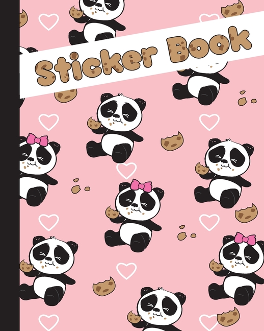 Sticker Book : Permanent Blank Sticker Collection Book for Girls with ...