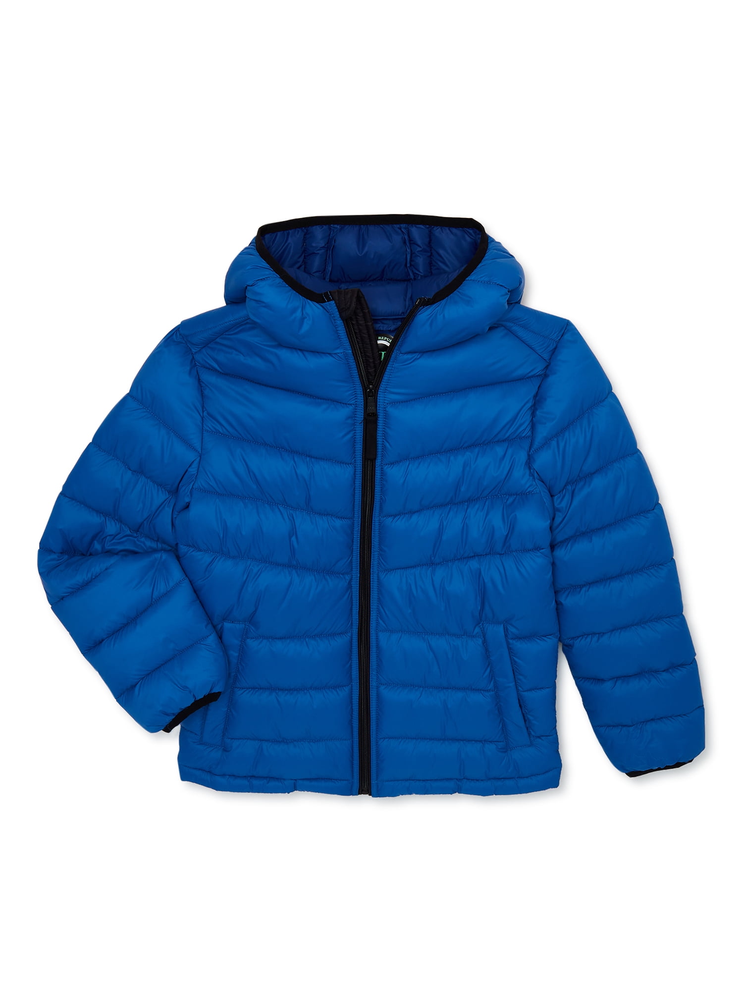 Urban Republic Boys Packable Puffer Jacket with Hood, Sizes 5-20 ...