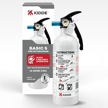 Kidde Mariner Marine Fire Extinguisher for Boats & Jet Skis, 5-B:C ...