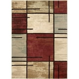 Better Homes & Gardens Spice Grid 7'10" X 10'10" Rouge Area Rug ...