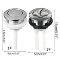 38mm Single/Two Push Flushing Toilet Button Toilet Water tanks Button ...