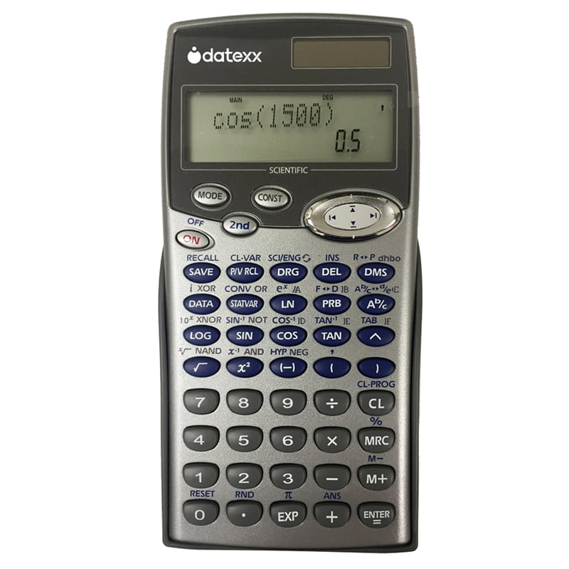 SOLAR POWER SCIENTIFIC CALCULATOR FRACTION/EQUATION 2 LINE - Walmart.com