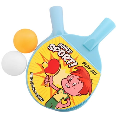 Kids Table Tennis Set Creative Plastic Ping Pong Paddle Set Sports Game ...