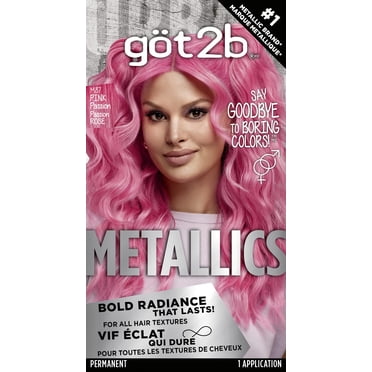 Schwarzkopf Got2b Metallics Permanent Hair Color, M71 Metallics Silver ...