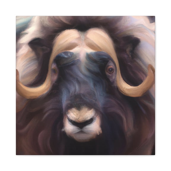 Musk Ox at Sunrise - Canvas - Walmart.com
