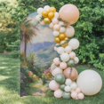 Arch Backdrop 6 Ft, Tropical Mountain Spandex Stretch Fitted Arch Cover ...