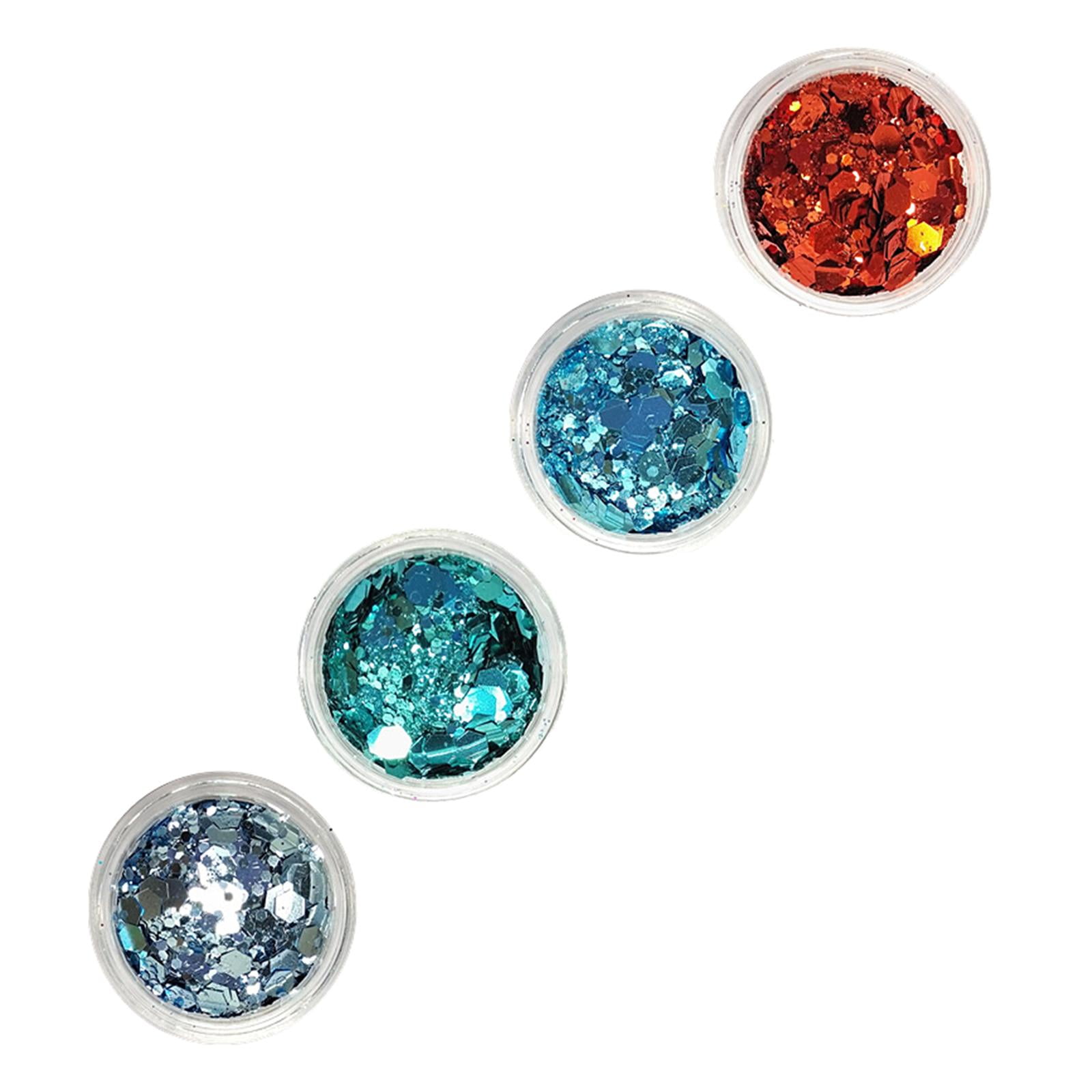 4Pcs 2.5ml Loose Glitter Sequin Flake for Nail Polish Style C - Walmart.com