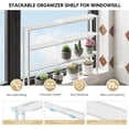 Expandable Window Shelf for Plants Kitchen Sink Organizer Stackable ...