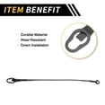 Unique Bargains 1 Pair Tailgate Cables Tail Gate Support Cables for ...