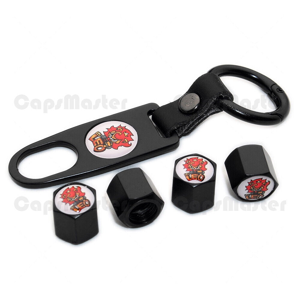 Universal Car Wheel Tire Valve Dust Stem Air Cap Keychain 12 ...