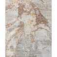 TOWN & COUNTRY LUXE Opaline Bold Marble Area Rug with Glam Metallic ...