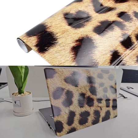 LEACRT Car Leopard Pattern Vinyl Wrap Film Car Paint Protection Vinyl ...