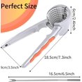2 PCS Heavy Duty Nut Crackers, Zinc Alloy Walnut Pecan Cracker Tool ...