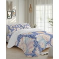 4 Piece Duvet Cover Set Full, Watercolor Colorful Shells Conch Soft ...