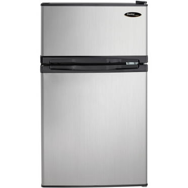 Avanti 3.1 Cu Ft Mini Fridge with Freezer AVARA31B3S, Stainless ...