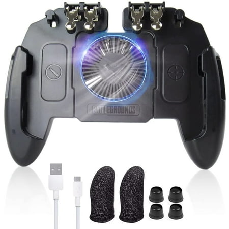 Game Controller Gamepad Trigger Shooting Free Fire Cooling Fan Gamepad ...