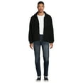 George Men's Full Zip Faux Sherpa Jacket - Walmart.com