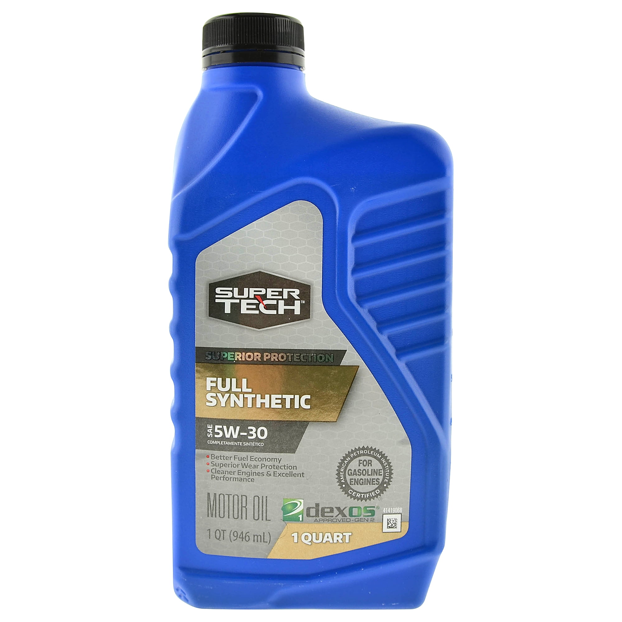 Super Tech Full Synthetic SAE 5W 30 Motor Oil 1 Quart Walmart