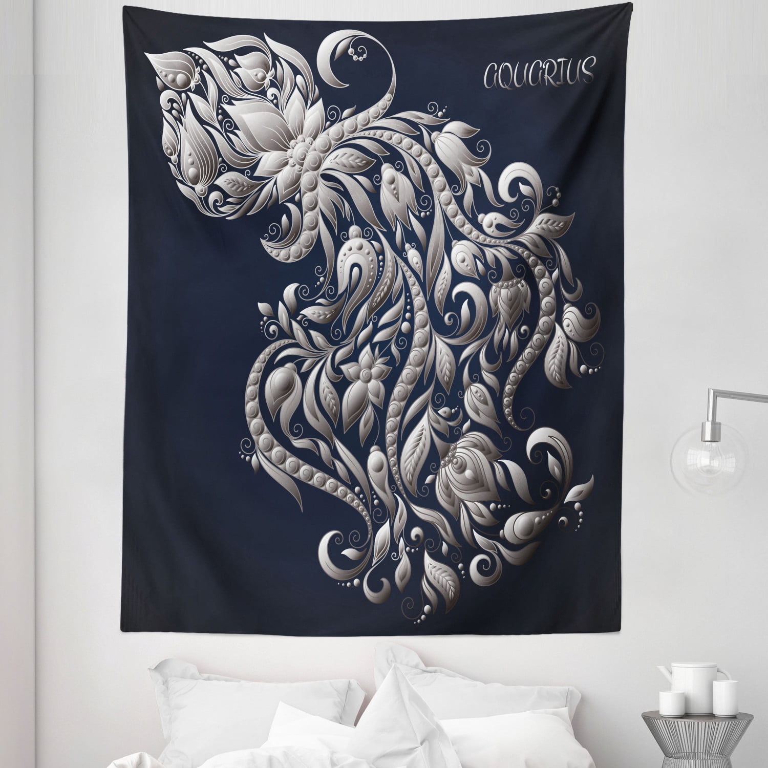 Victorian Tapestry, Swirling Victorian Inspired Royal Flowers for ...