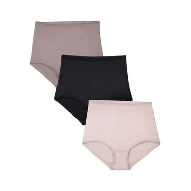Vassarette Women's Undershapers Light Control Briefs, 2 Pack, Style ...
