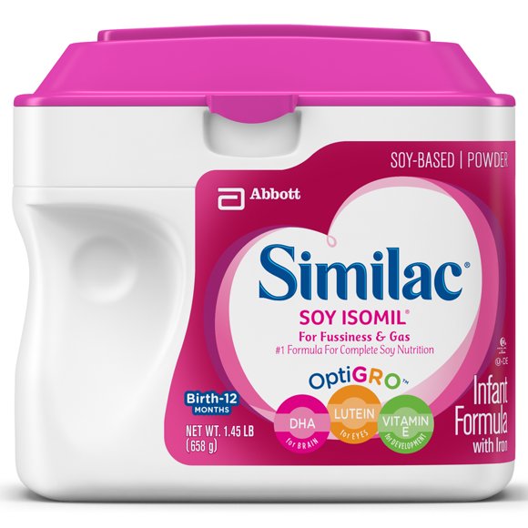 Similac for Sensitive Tummies Baby Formula (Sensitive, Soy, Spit-up ...