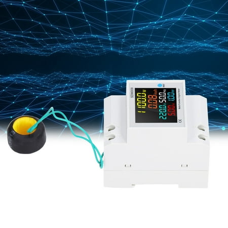 Current Meter, Single Phase Power Line Monitor Wide Range For Indoor ...
